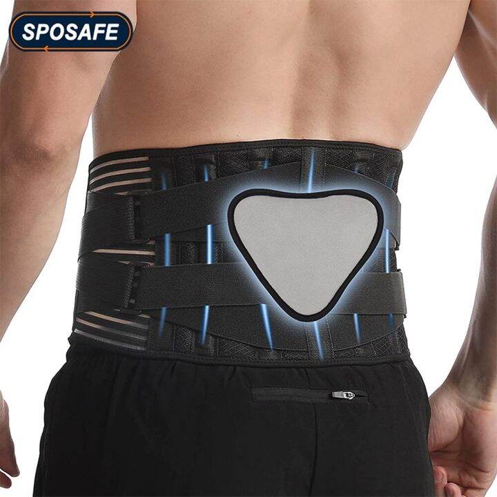Adjustable Retractable Waist Back Support Belt With Thickening Lumbar ...