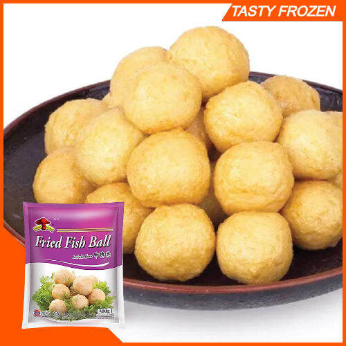 [TASTY FROZEN] Mushroom Fried Fish Ball 中炸丸 500g | Lazada