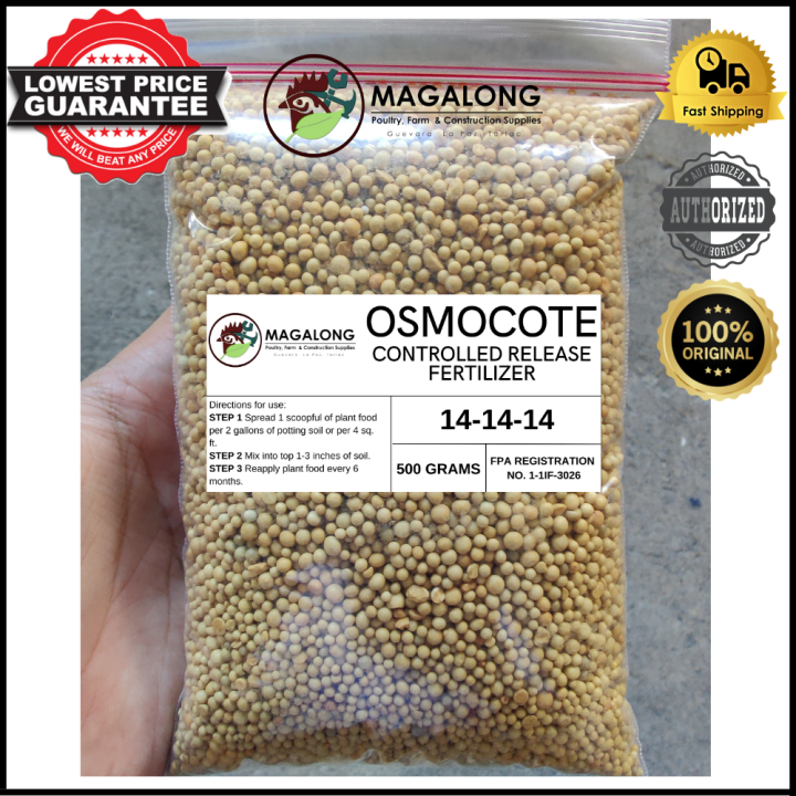 OSMOCOTE 14-14-14 COMPLETE FERTILIZER - REPACKED 500 Grams | Lazada PH