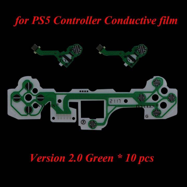 10 Sets for PlayStation 5 PS5 Controller Conductive Film Keypad Flex ...