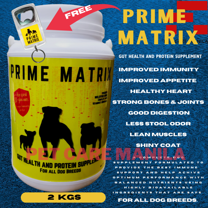 PRIME MATRIX, 2kg in canister, Gut Health and Protein Supplement for ...