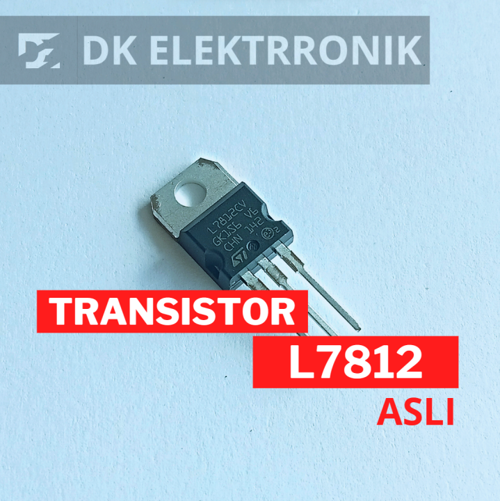 IC REGULATOR L7812 L 7812 TRANSISTOR L7812 ORIGINAL IC L7812 ASLI ...
