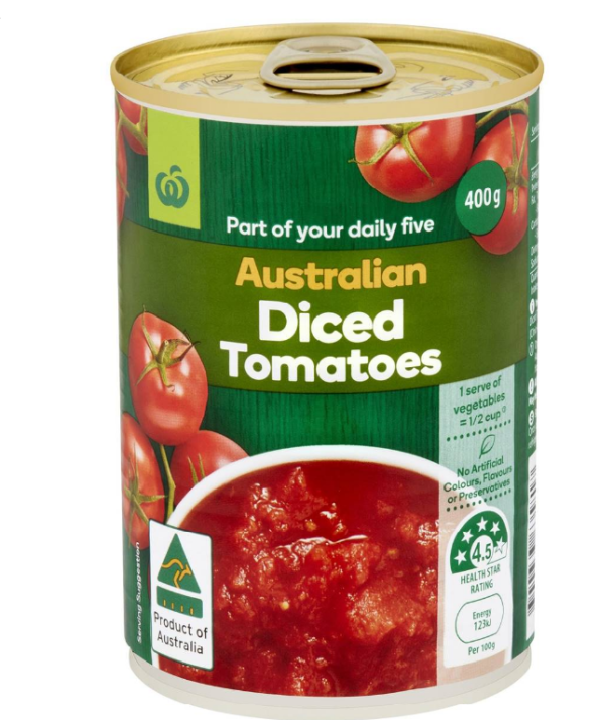 Woolworths Australian Diced Tomatoes 400g Made in Australia | Lazada PH