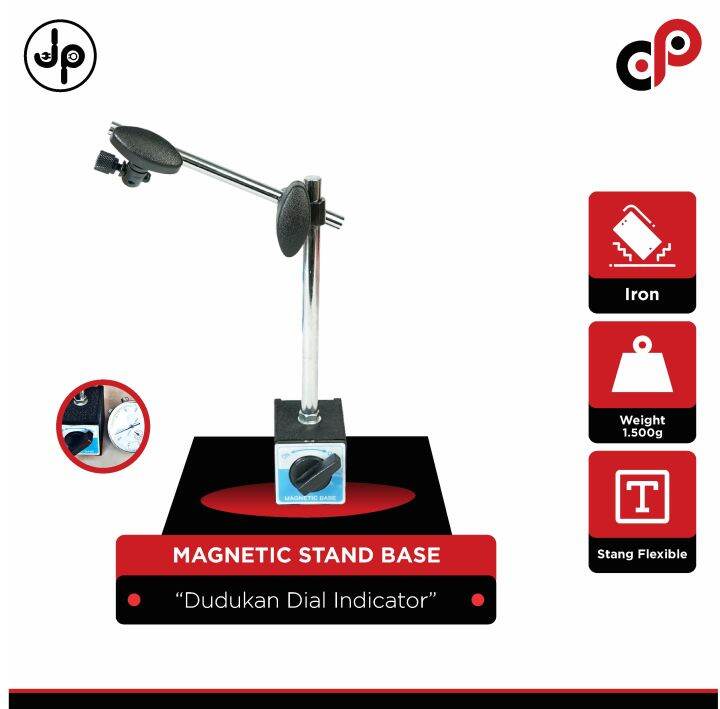 Magnetic Stand Base | Magnet Base | Stang Flexible | Dudukan Dial ...