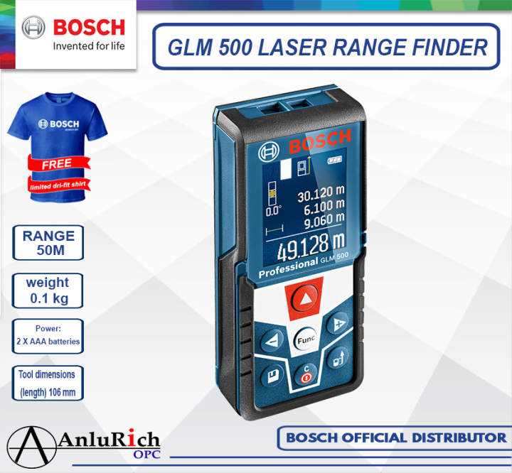 Bosch GLM 500 Laser Rangefinder | Lazada PH