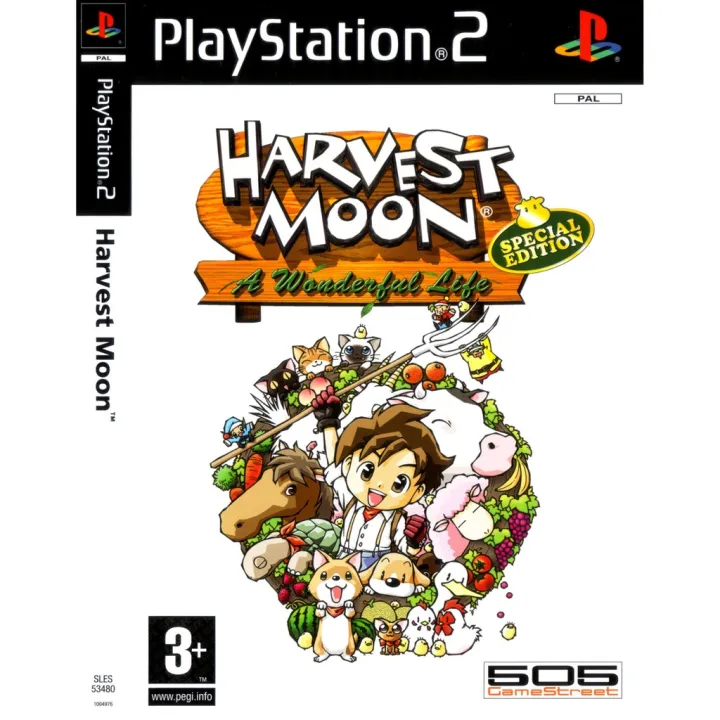 แผ่นเกมส์ Harvest Moon - A Wonderful Life - Special Edition PS2 ...