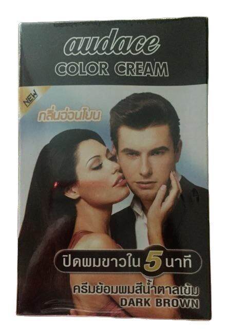 Audace Color Cream 13g. ปิดผมขาวออด๊าซ ครีมย้อมผมปิดผมขาวใน5นาที สี ...