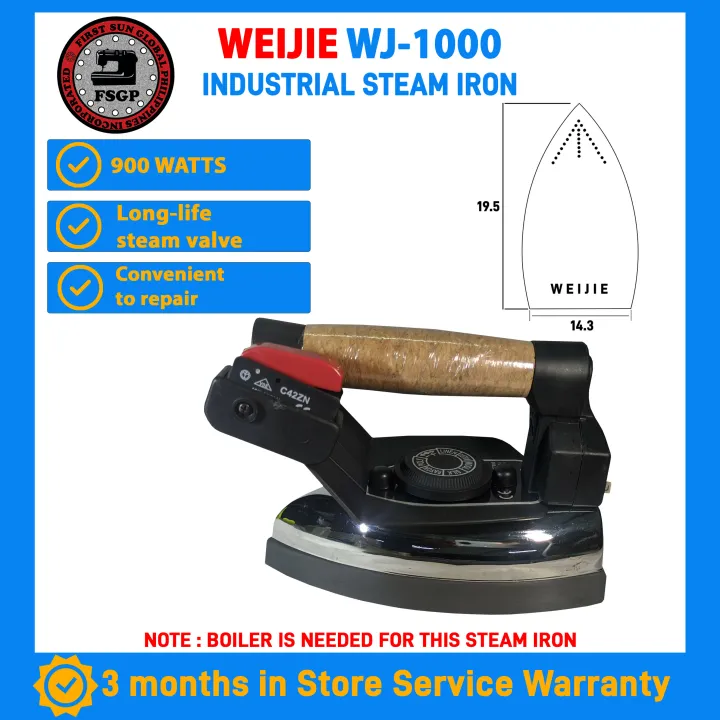 Weijie Steam-Electric Industrial Steam Iron WJ-200 & WJ-1000 | Lazada PH