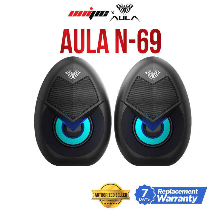 AULA Wind N-69 Gaming RGB 2.0 Desktop Speaker | Lazada PH