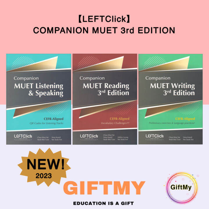 【LEFTClick】Companion MUET Listening & Speaking / Writing / Reading 3rd ...