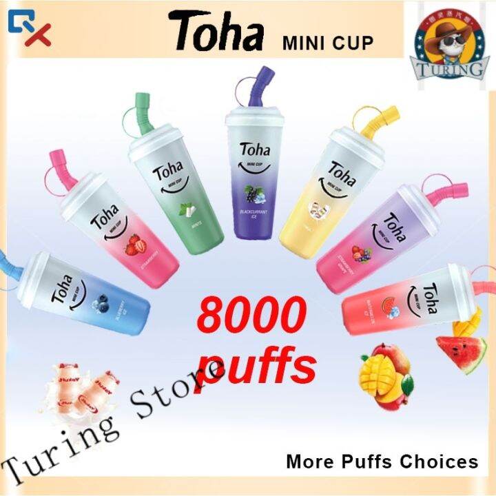 Disposable Pod 8000 Puffs Toha Mini Cup Up To 8k Puff Yakult Multiple ...