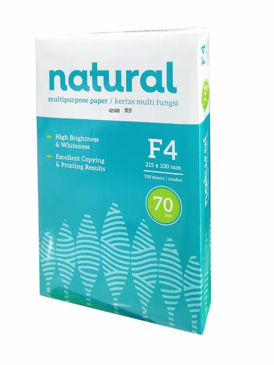 KERTAS HVS NATURAL 70 GRAM F4 | Lazada Indonesia
