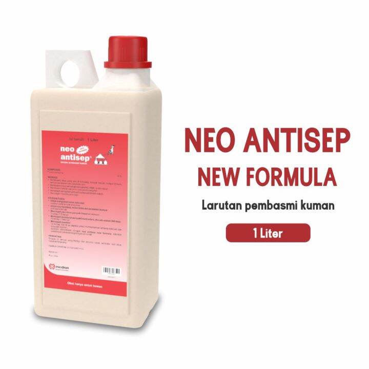 Desinfektan Neo Antisep New Formula 1 Liter Medion | Lazada Indonesia