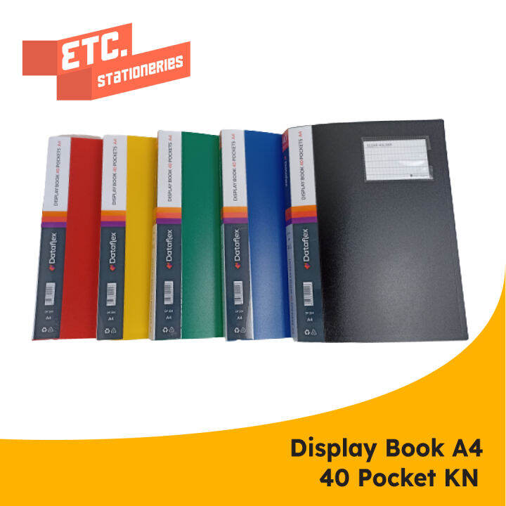 Dataflex Display Book A4 / Clear Holder 40 Pocket A4 + Kartu Nama ...
