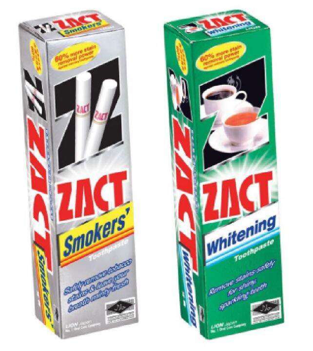 Zact Toothpaste smoker's/whitening 150g | Lazada