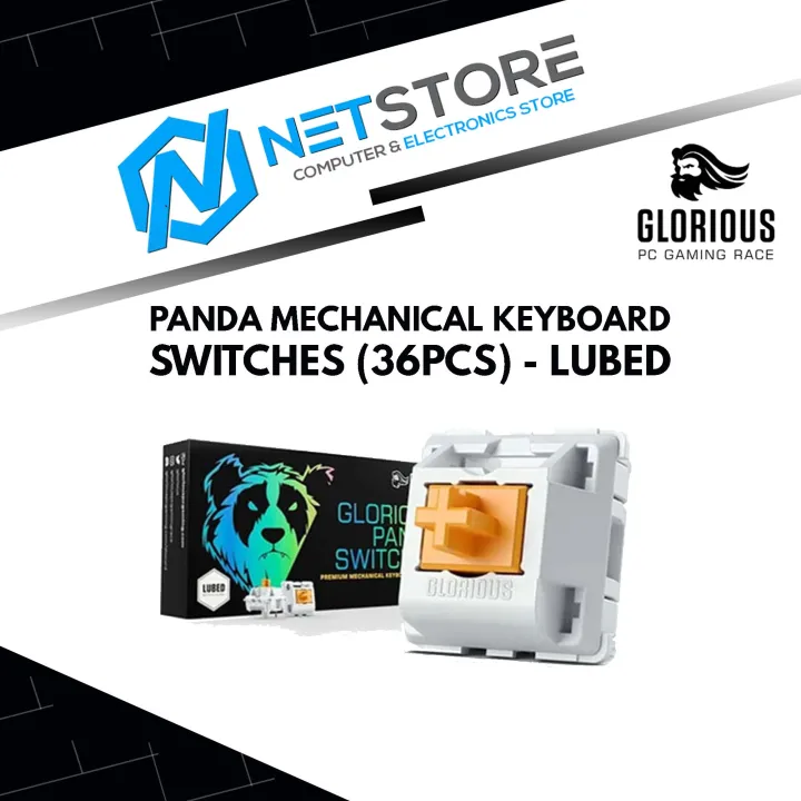GLORIOUS PANDA MECHANICAL KEYBOARD SWITCHES (36PCS) - LUBED - GLO-SWT ...