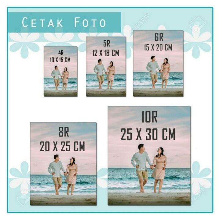 CETAK FOTO 6R (4 LEMBAR) | Lazada Indonesia
