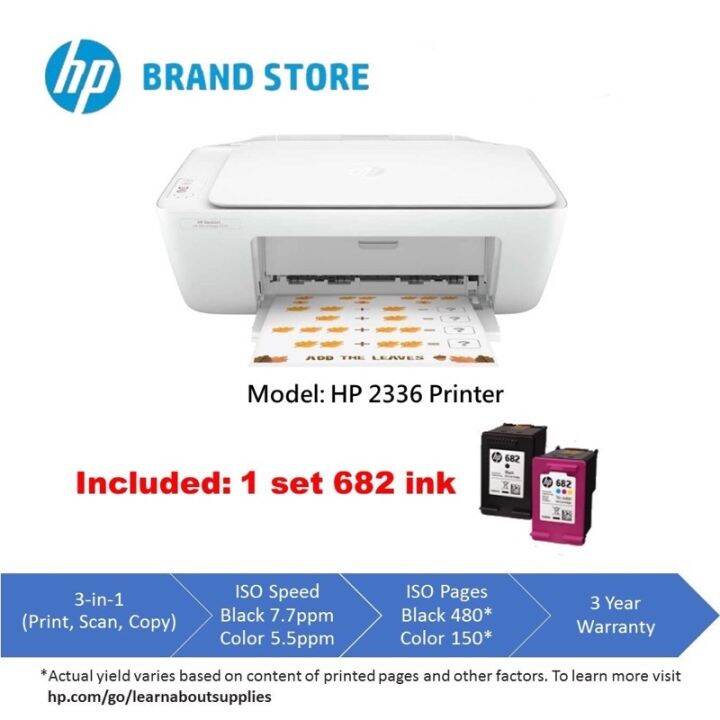 HP DeskJet 2336 AIO 3 in 1 inkjet Printer (Scan, Copy, Print) | Lazada