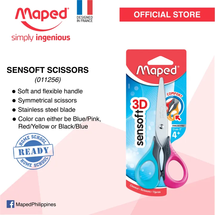 MAPED Sensoft Scissors | Gunting | SOFT and FLEXIBLE Handles ...