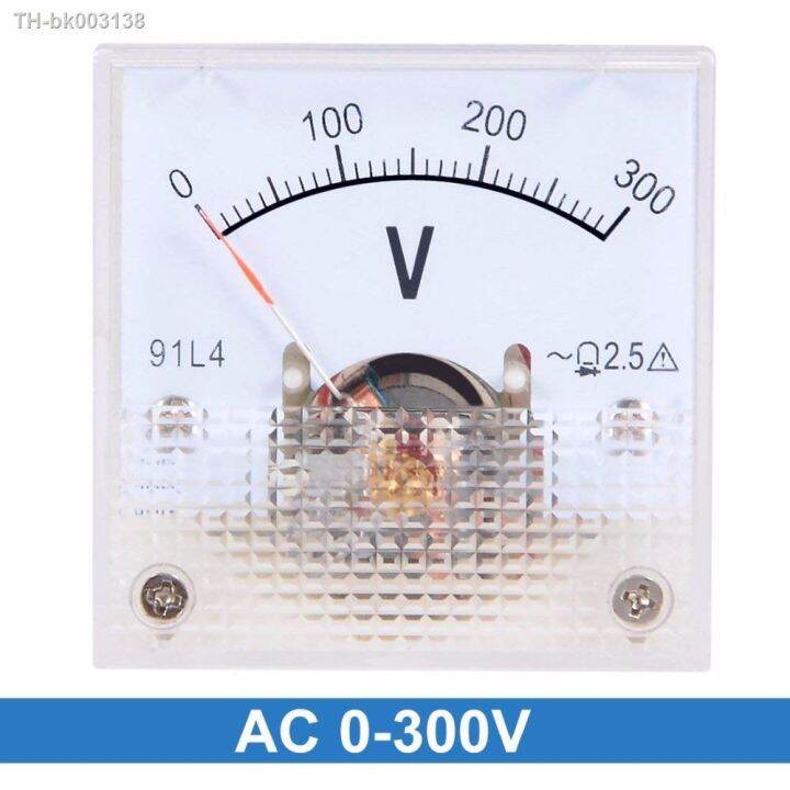 91L4 AC 0-300V 150V 250V 450V Analog Panel Volt Voltage Meter Voltmeter Gauge AC 0-300V | Lazada ...