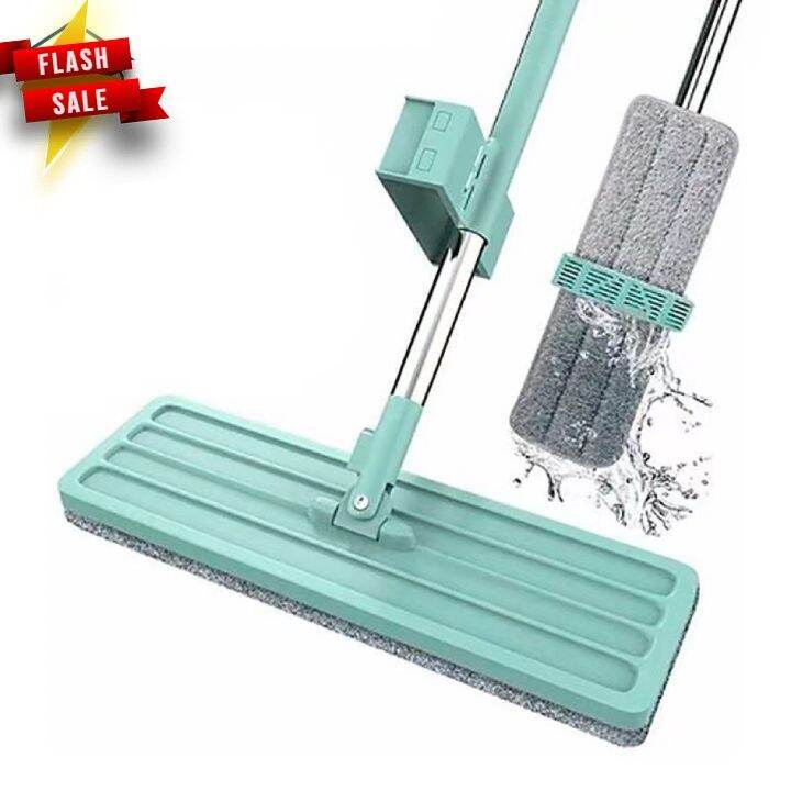Push and Pull 360 Rotating Lengthen Flat Mop | Lazada PH