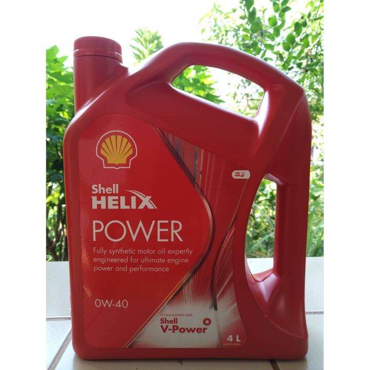 น้ำมันเครื่อง shell helix power 0w40 diesel สังเคราะห์แท้จากเซล ...