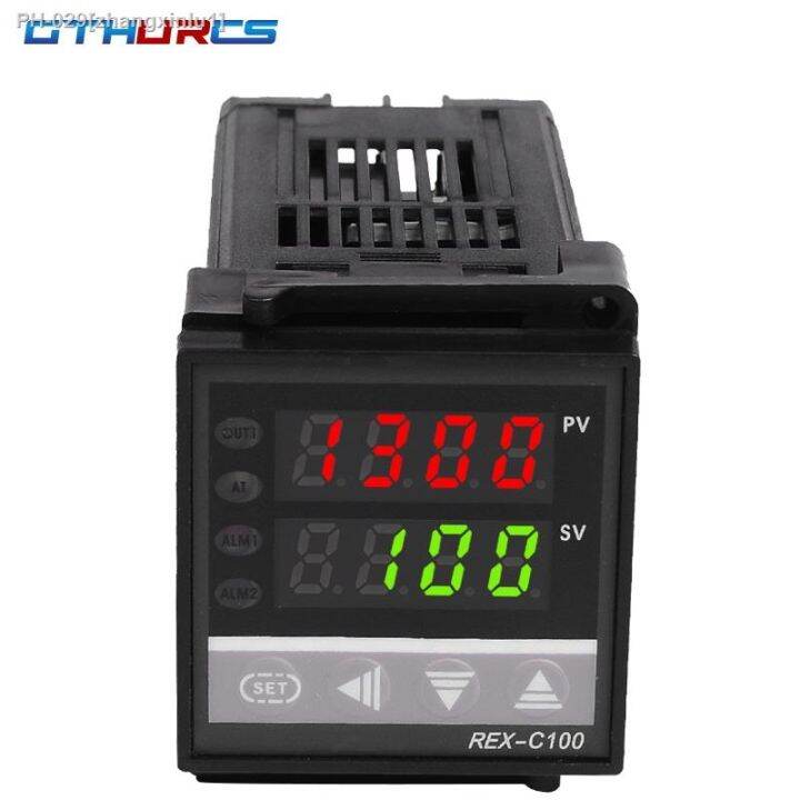 RKC PID temperature controller thermostat REX-C100 universal input K 1m ...