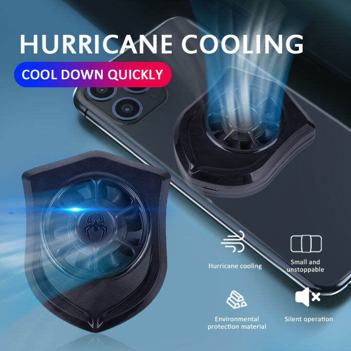 Universal Mobile Phone Cooler 3-Level Phone Heat Sink Cooling Fan With ...