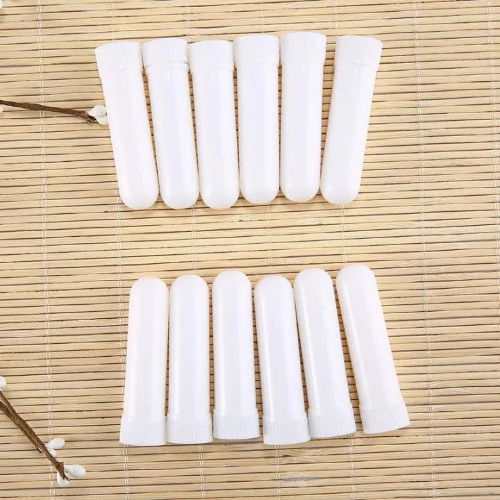 50pcs Oil Essential Blank Aromatherapy Inhaler Nasal Tubes | Lazada PH