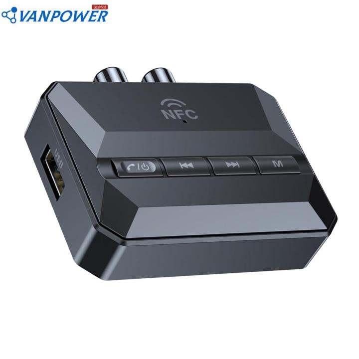 Audio Adapter NFC Stereo Wireless Adapter 3.5MM Aux Built-in Signal ...