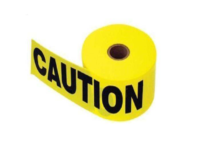 CAUTION TAPE 3’’ X 1000’ ft | Lazada PH