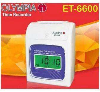 OLYMPIA TIME RECORDER DIGITAL DISPLAY - ET-6600 Punch Card Machine | Lazada
