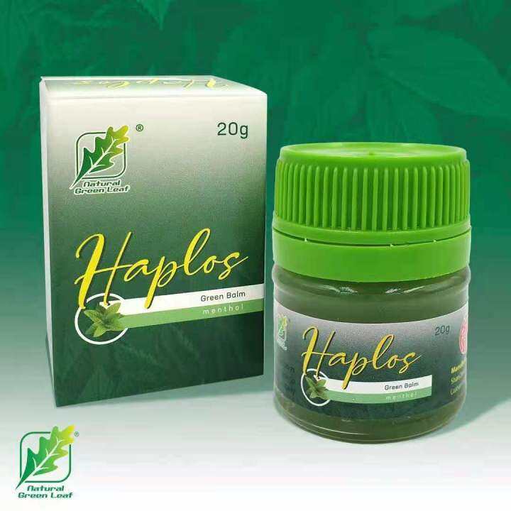 HAPLOS Green Balm Menthol 20g | Lazada PH