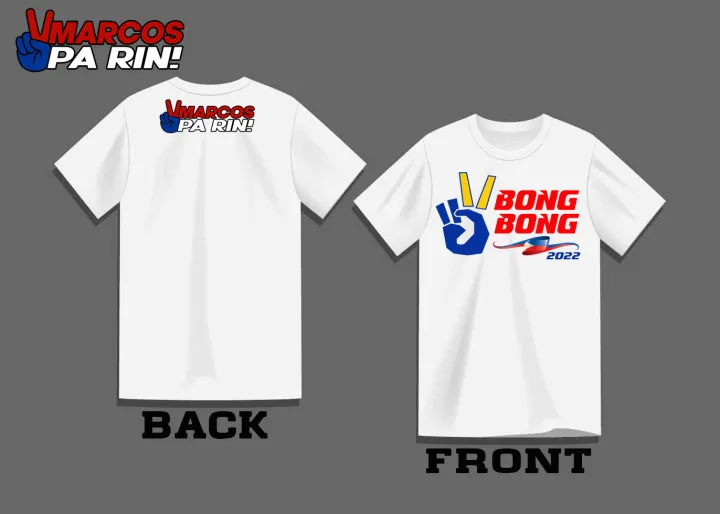 BBM election shirt 2022 / cotton spandex white 180gsm / sublimation ...