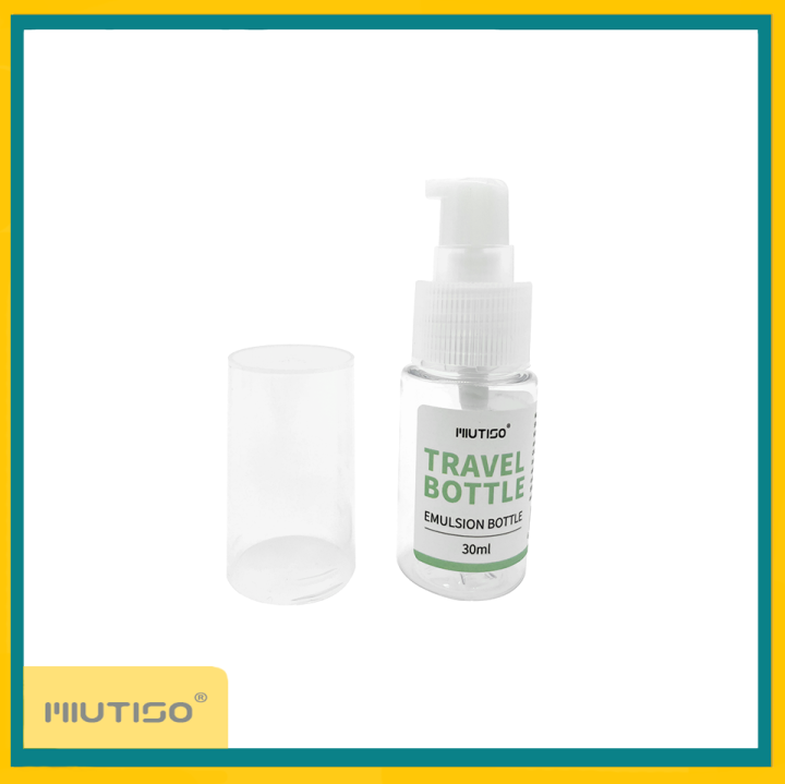 Miutiso Emulsion Bottle 30ml/50ml/80ml/100ml Clear Empty Fine Mist Pump ...