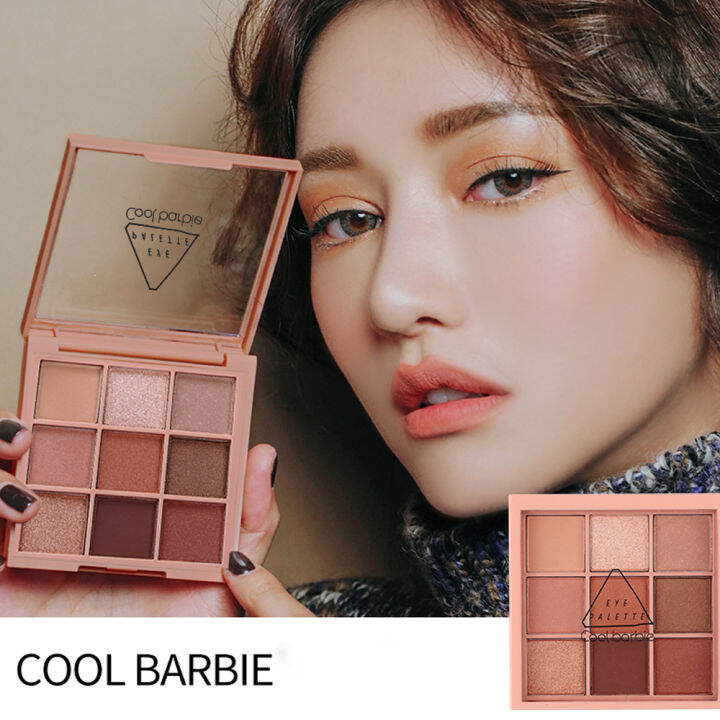 Professional Eyeshadow Palette 9 Color Matte Glitter Long Lasting