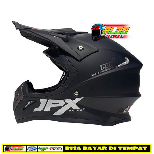 HELM / JPX / JPX CROSS / HELM JPX CROSS SOLID BLACK DOFF / HELM FULL ...