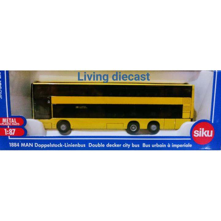 Diecast / miniatur bus Double Deck (bus tingkat) - MAN bus | Lazada ...