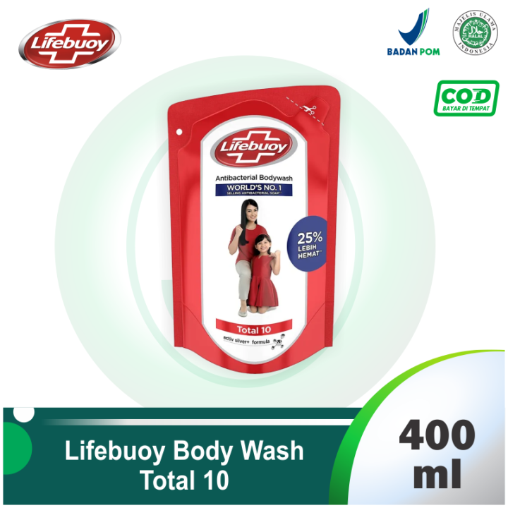 Lifebuoy Body Wash Sabun Mandi Cair 400ml - Kemasan Refill | Lazada ...