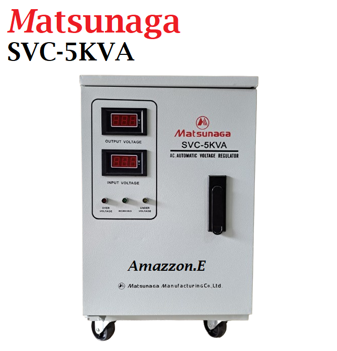 Stabilizer Matsunaga SVC-5KVA Digital Roda Alat Penstabil Listrik | Lazada Indonesia