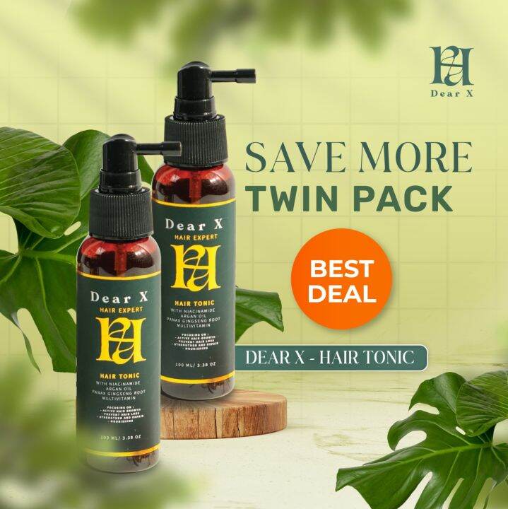Twin Pack Dear X Hair Tonic | Lazada Indonesia
