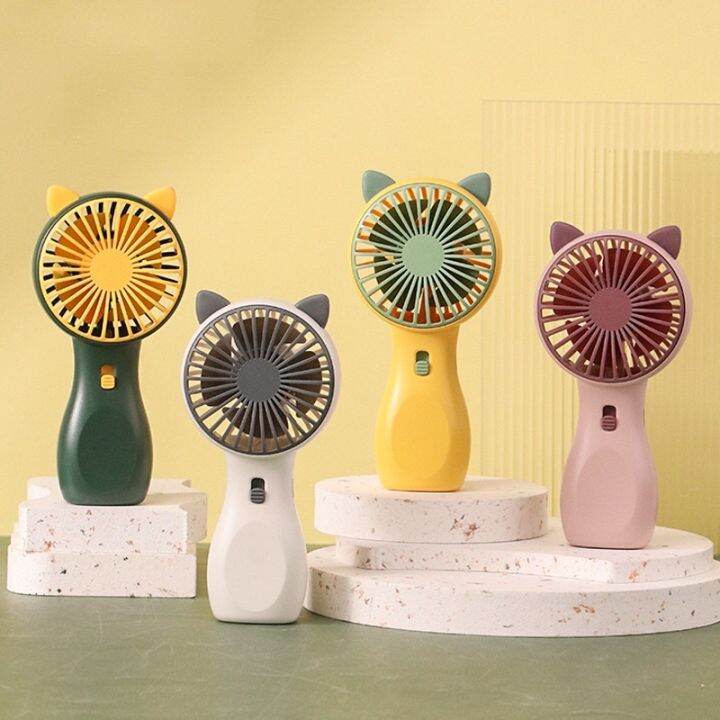 HAPOK Portable Rechargeable Mini Fan With Lace Pocket Size Fan Personal ...