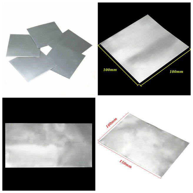 New 99.9% High Purity Pure Zinc Zn Sheet Plate Metal Foil for Science ...