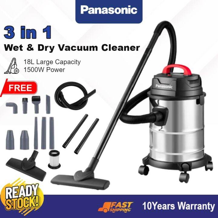 🛒ready Stock🛒 Panasonic Vacuum Cleaner 18 Liters Wet And Dry Vacuum