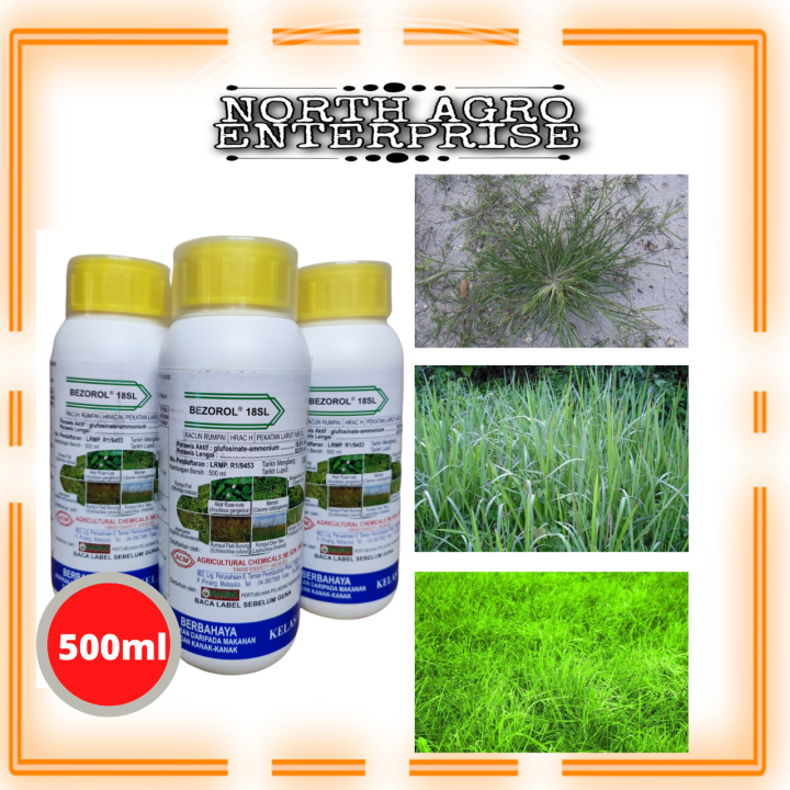 ACM BEZOROL 18SL glufosinate ammonium 18% racun rumput paling kuat ...
