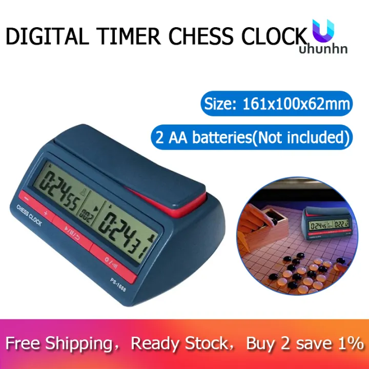 Advanced Chess Digital Timer Chess Clock Count Up Down Board Game Clock | Lazada PH