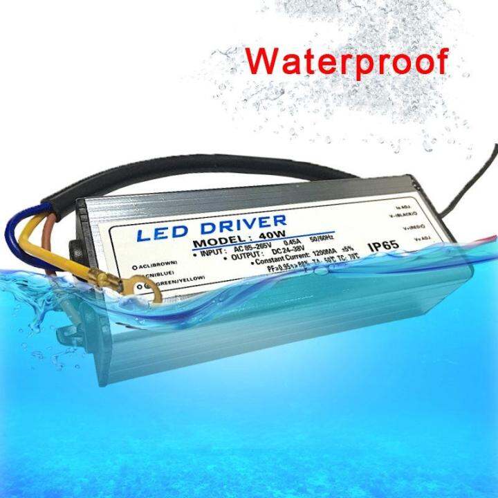 LED Driver Adapter AC 85-265V to DC 24-38V IP65 Waterproof for power ...