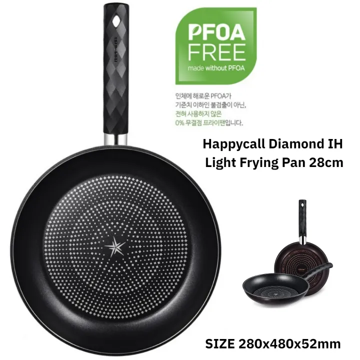 {HappyCall} Diamond IH Light Frying Pan 28cm made in korea | Lazada PH