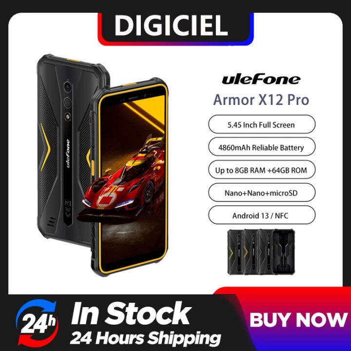 Ulefone Armor X12 Pro Rugged Smartphone Unlocked 2023, MTK G36 8GB+64GB ...