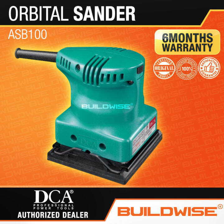 DCA Orbital Sander 150 Watts ASB100「BUILDWISE®」 | Lazada PH